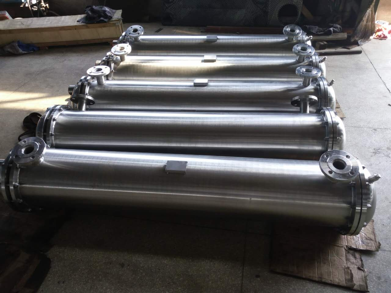 double pass food industry Shell and Tube Heat Exchanger from China ...
